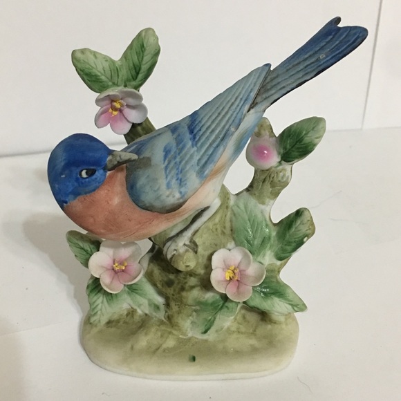 Lefton | Accents | Lefton Hand Painted Eastern Bluebird Figurine | Poshmark